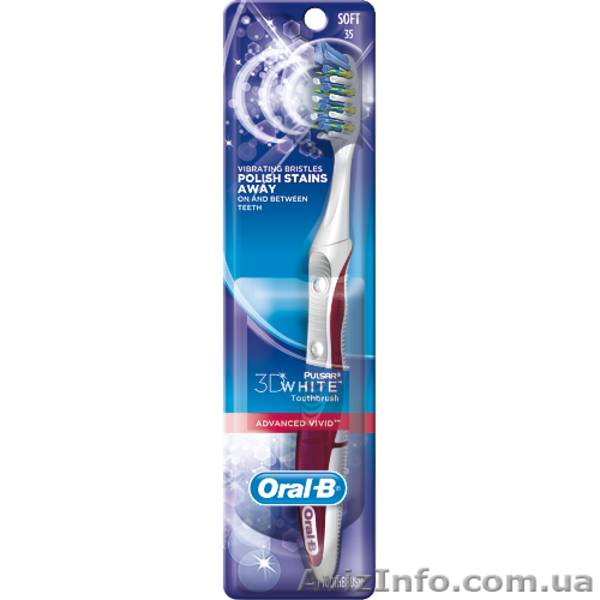 Пульсирующая зубная щетка Oral-B Pulsar 3D White Advanced Vivid ( SOFT ...